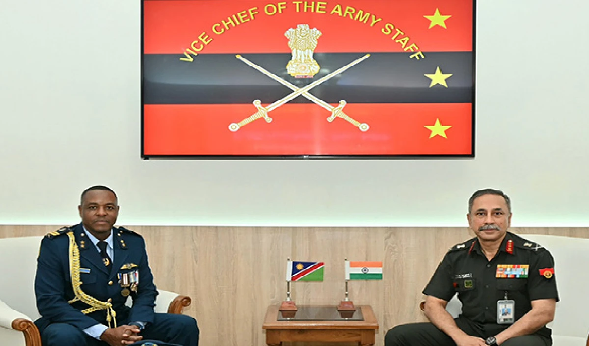 नामीबिया के एयर फोर्स कमांडर ने IAF के उप प्रमुख से की बात, द्विपक्षीय ...